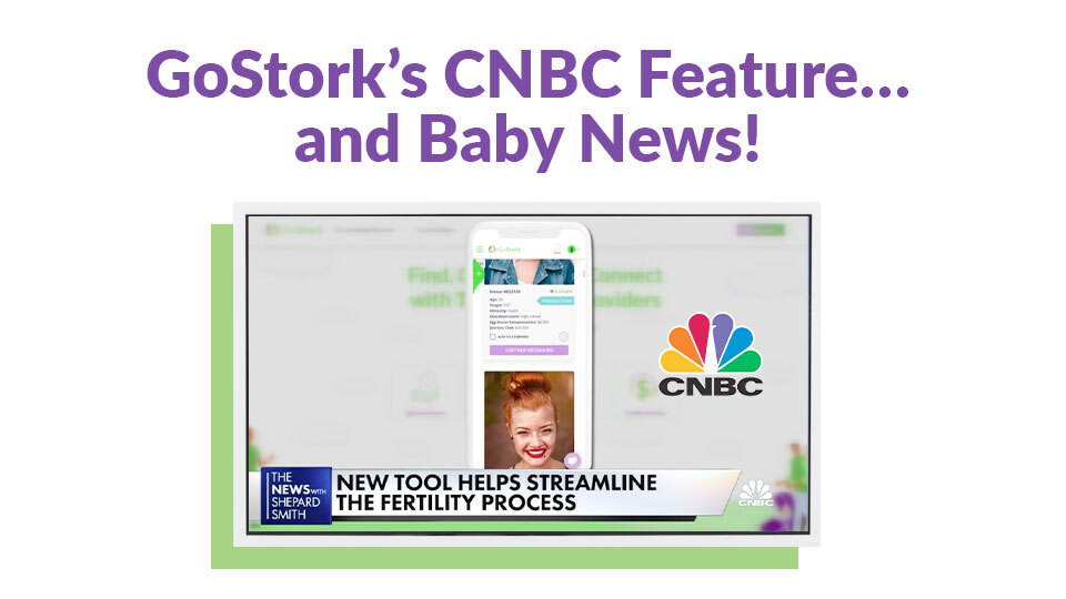 Go Stork on CNBC’s The News Tuesday evening